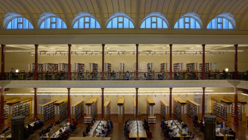 Melbourne, State Library Victoria (SLV) Opened in 1856 Australia ...