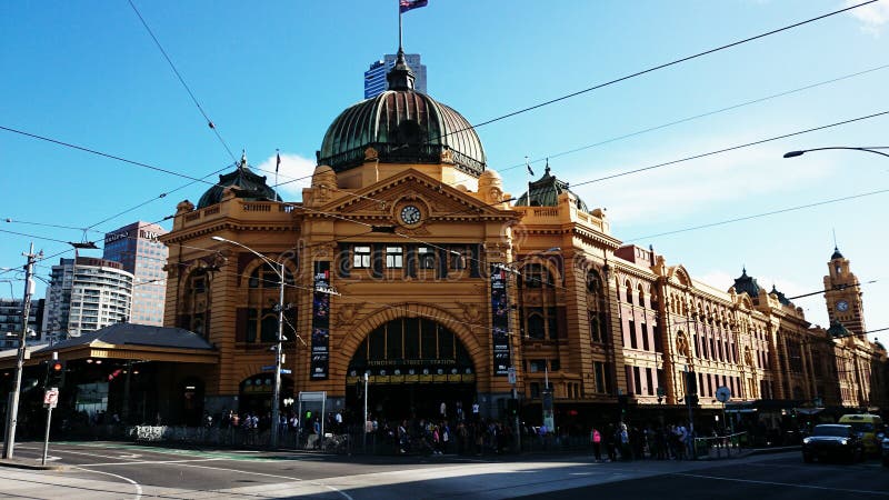 Melbourne Street View editorial stock image. Image of victoria - 51766119