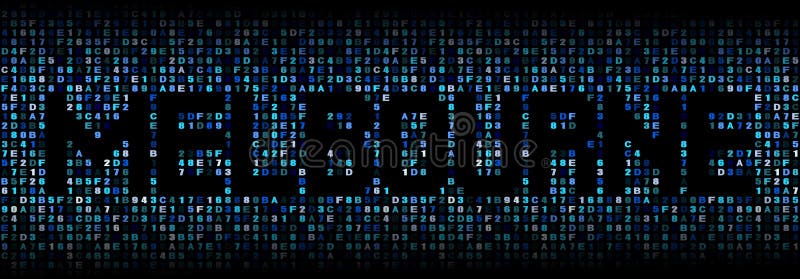 Melbourne Text on Hex Code Illustration Stock Illustration ...