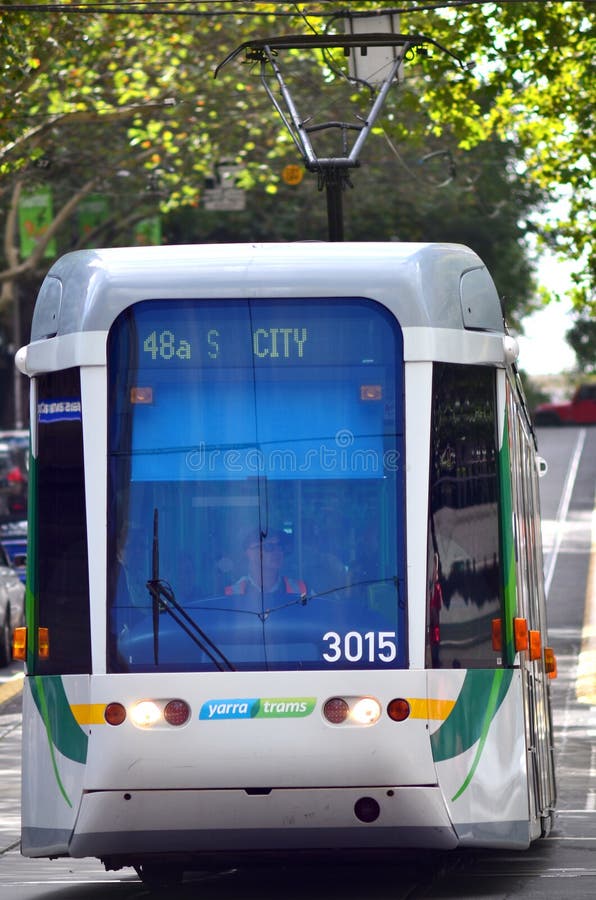 Melbourne tramway network editorial photography. Image of driver - 40260497