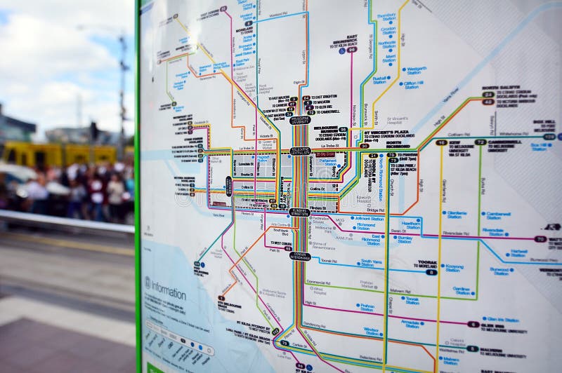 Tourist Map Downtown Melbourne Stock Photos - Free & Royalty-Free Stock ...