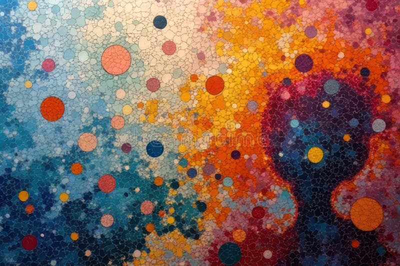 Melded Masterpiece stock illustration. Illustration of generative ...