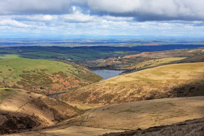 Meldon Reservoir, West Devon WayDartmoor National Park Devon Uk Stock ...