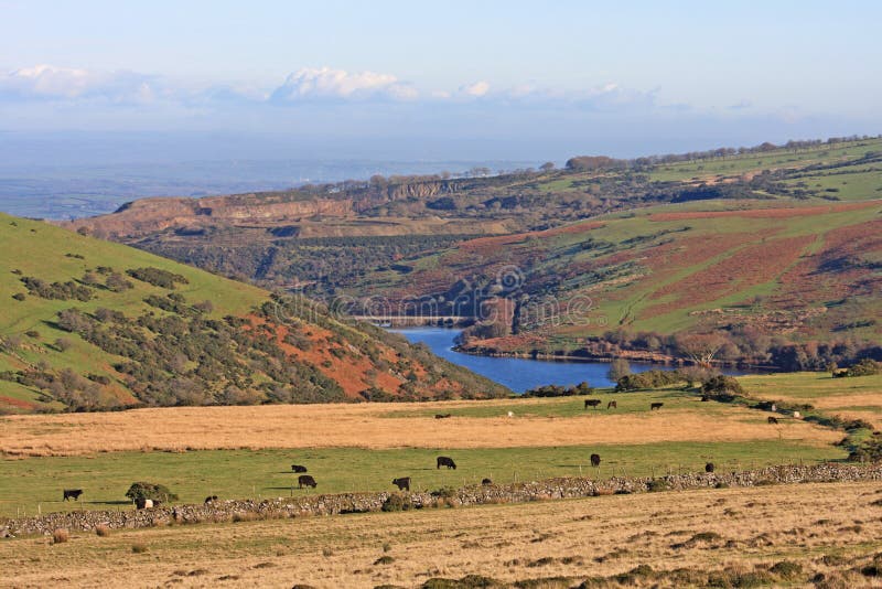 Meldon Reservoir, West Devon WayDartmoor National Park Devon Uk Stock ...