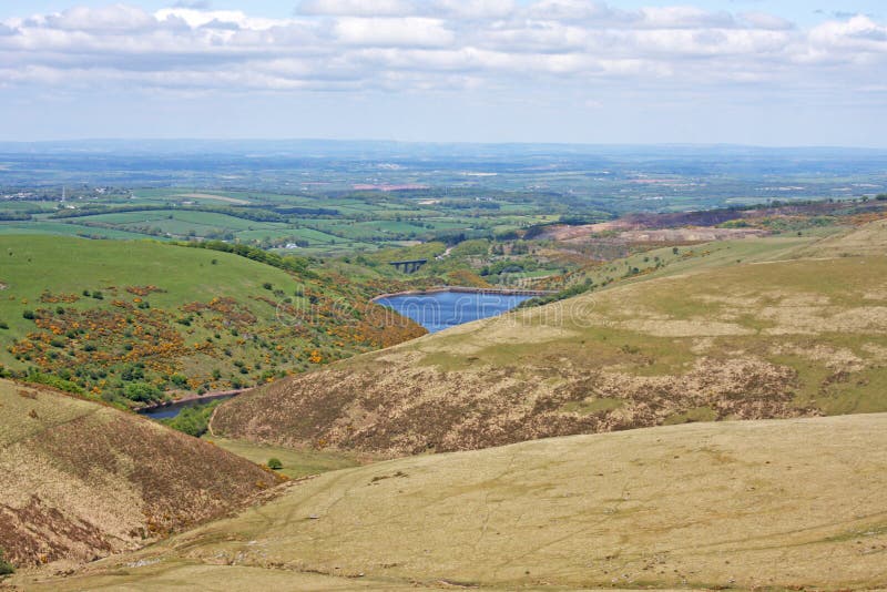 Meldon Reservoir Island , Dartmoor National Park, Devon Stock Image ...