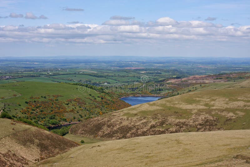 Meldon Reservoir Island , Dartmoor National Park, Devon Stock Image ...