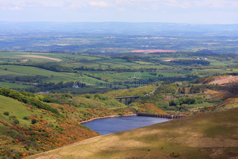 Meldon Dam, Dartmoor National Park Devon Uk Stock Photo - Image of ...