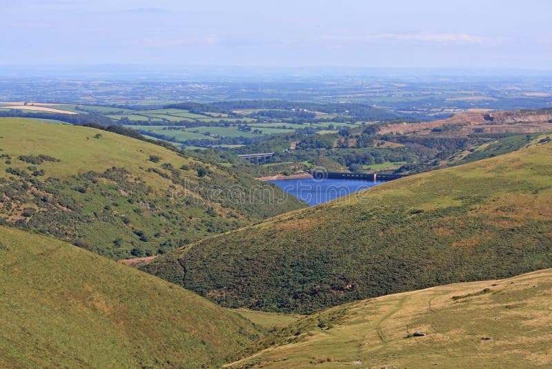Meldon Reservoir, West Devon WayDartmoor National Park Devon Uk Stock ...
