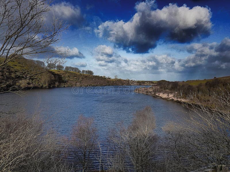 Meldon Reservoir, West Devon WayDartmoor National Park Devon Uk Stock ...