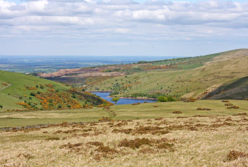 Meldon Reservoir Island , Dartmoor National Park, Devon Stock Image ...
