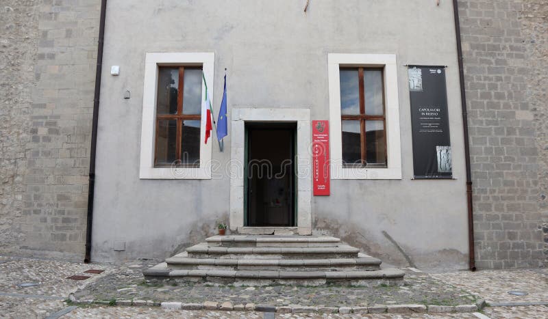 Melfi – Entrata del museo editorial stock image. Image of october ...