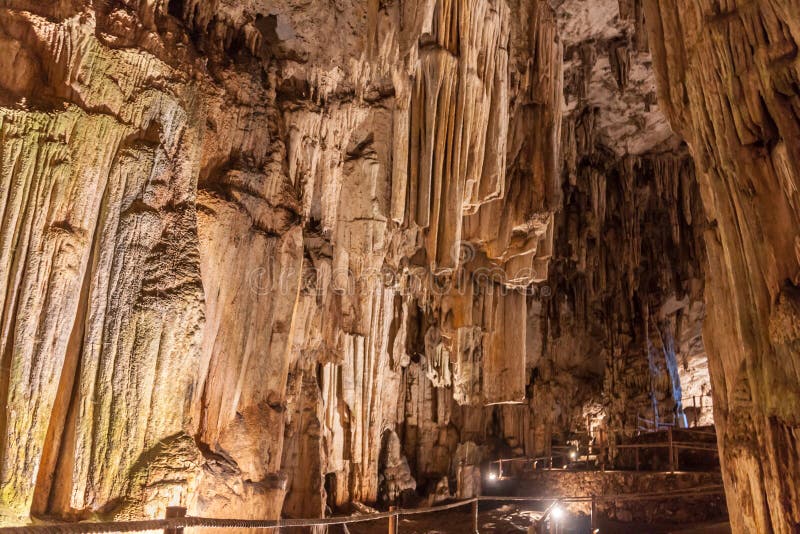 Melidoni. stock photo. Image of stalagmites, creete, zeus - 43250476