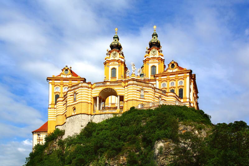 Church in Melk Abbey stock image. Image of pilgrimage - 25817293