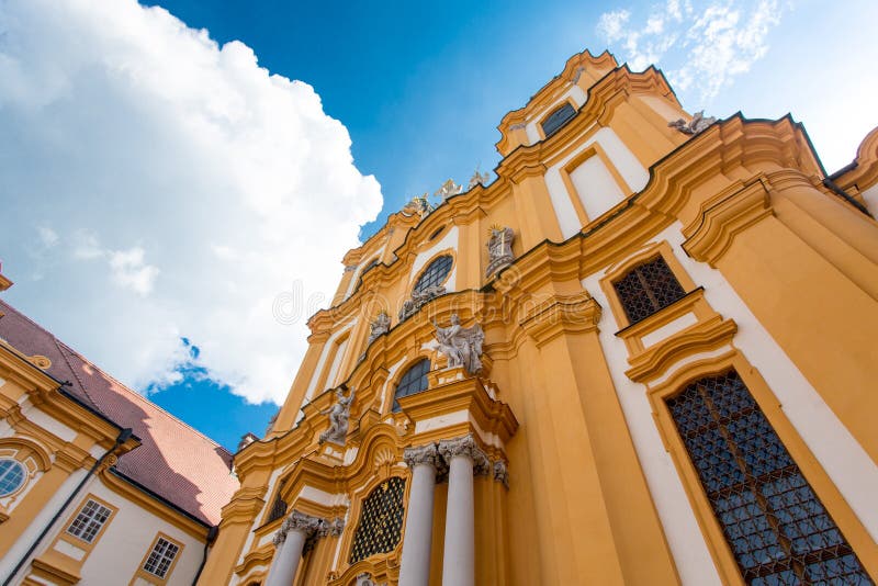 Melk Abbey, Austria stock photo. Image of castle, exterior - 88617742