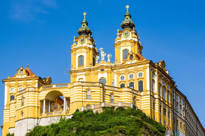 Melk Abbey Largest Catholic Library in the World Stock Image - Image of ...