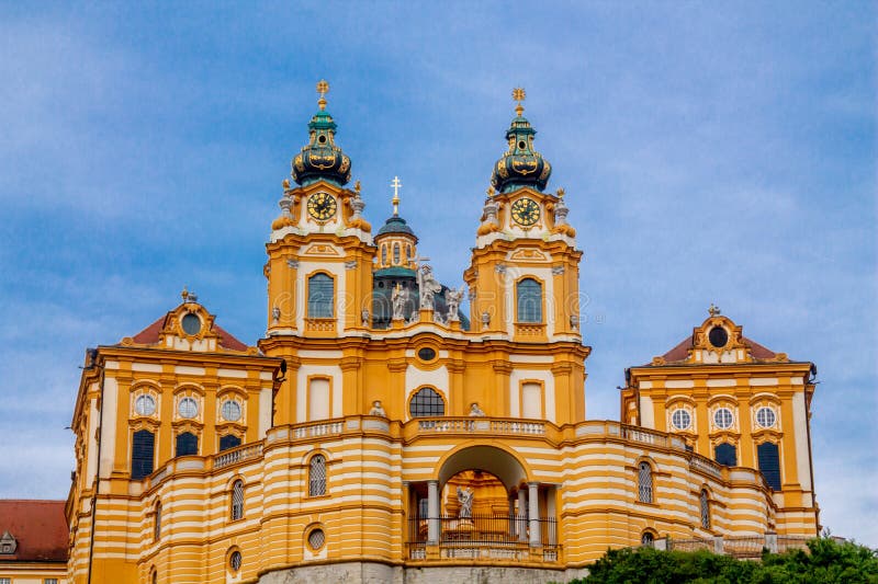 Melk Abbey or Stift Melk in Austria Stock Image - Image of village ... Melk Abbey or Stift Melk in Austria Stock Image - Image of village ...