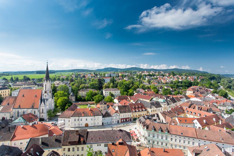 Melk, Austria stock image. Image of austrian, melk, river - 86356605