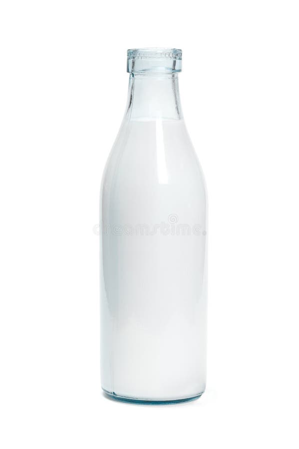 De fles van de melk stock foto. Image of niemand, knippen - 110282564