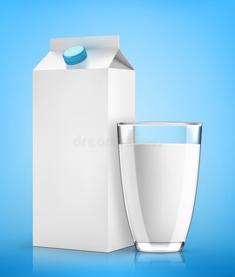 Het pak van de melk. vector illustratie. Illustration of container ...