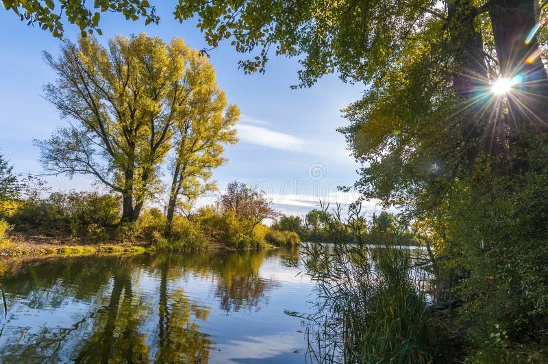 Mellow autumn stock image. Image of landscape, autumn - 136615291