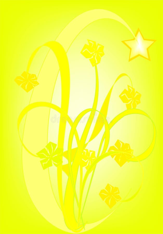 Yellow Flower Stems Stock Illustrations – 1,716 Yellow Flower Stems ...