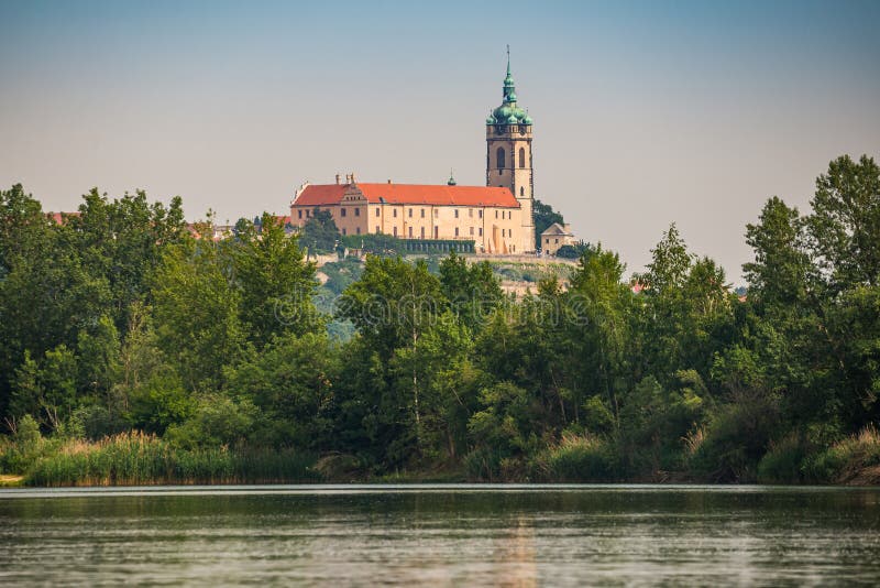 Melnik Castle Above Water Surface in Summer 2021 Stock Photo - Image of ...