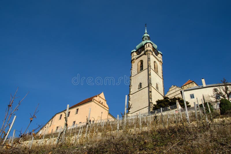 Melnik Castle. stock photo. Image of scenic, europe - 206302564