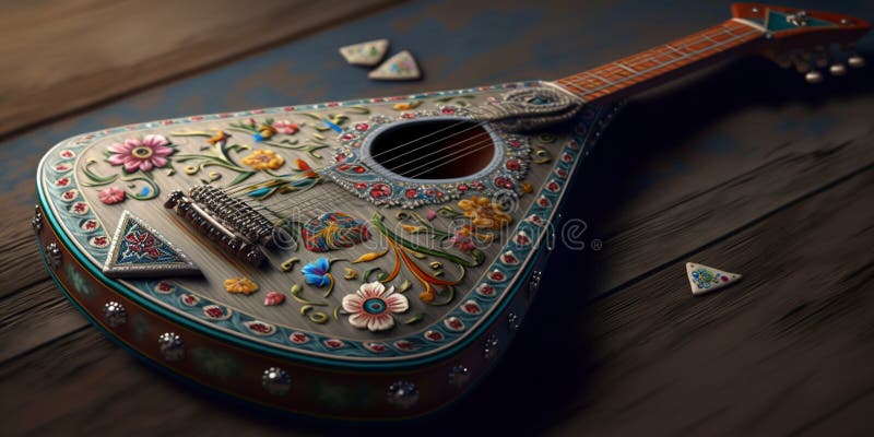 Melodic Charm of the Balalaika: Traditional Russian Stringed Instrument ...