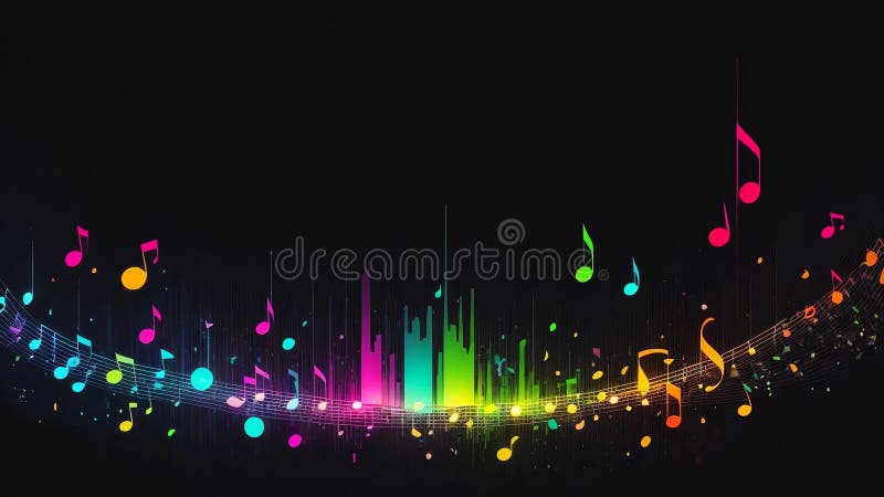 Melodic Harmony a Visual Symphony of Relaxation Music.AI Generated ...