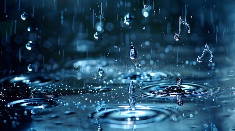 Melodic Raindrops Aqua Notes: Raindrop Symphony, the Music of Rain ...