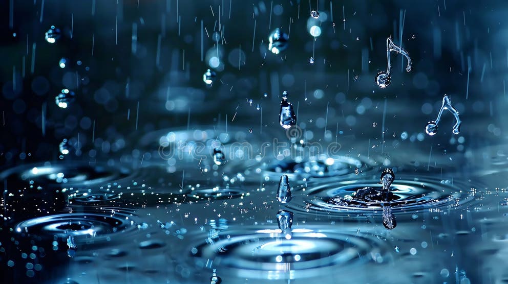 Melodic Raindrops Aqua Notes: Raindrop Symphony, the Music of Rain ...