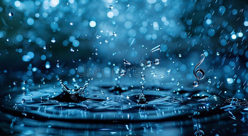 Melodic Raindrops Aqua Notes: Raindrop Symphony, the Music of Rain ...