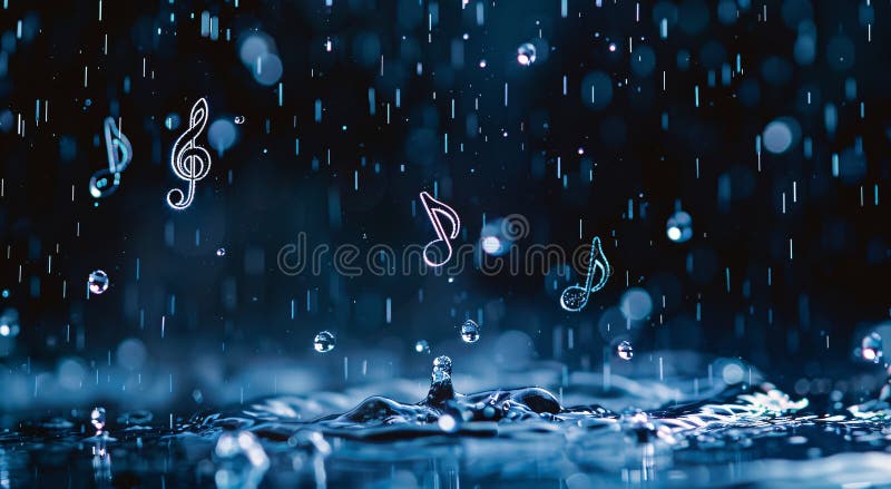 Melodic Raindrops Aqua Notes: Raindrop Symphony, the Music of Rain ...