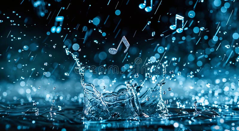 Melodic Raindrops Aqua Notes: Raindrop Symphony, the Music of Rain ...