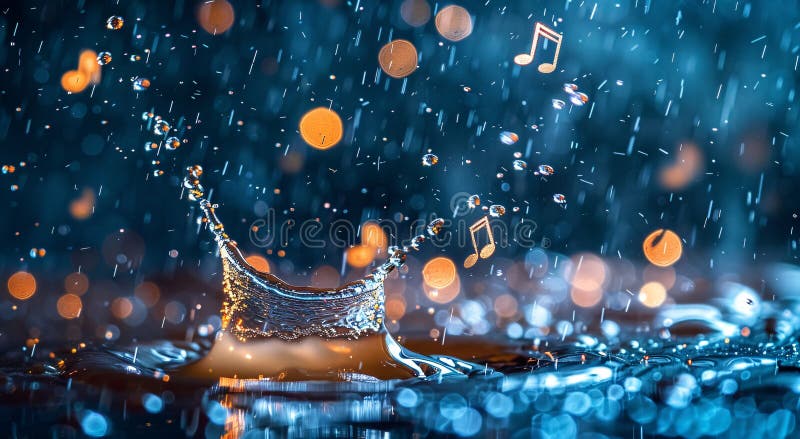 Melodic Raindrops Aqua Notes: Raindrop Symphony, the Music of Rain ...