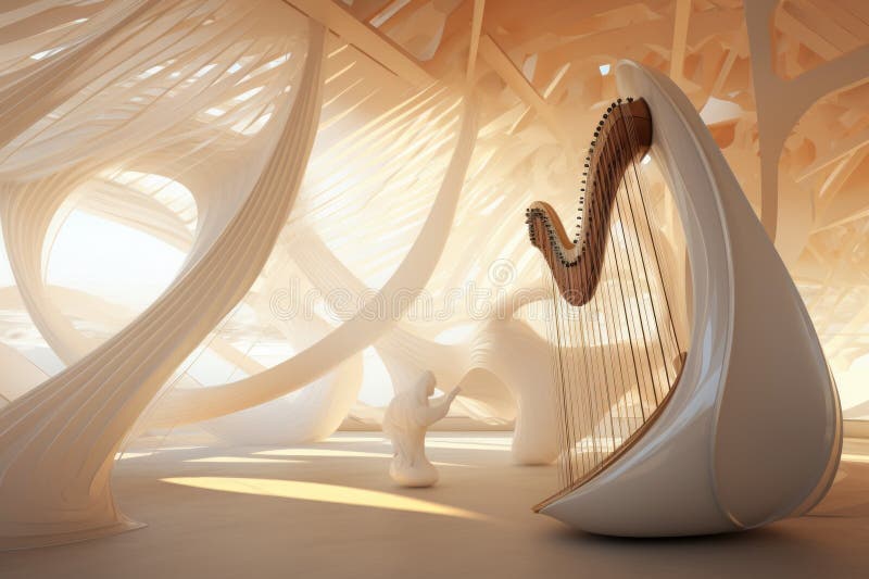 Melodious Concept Musical Harmony Tree. Generate Ai Stock Illustration ...