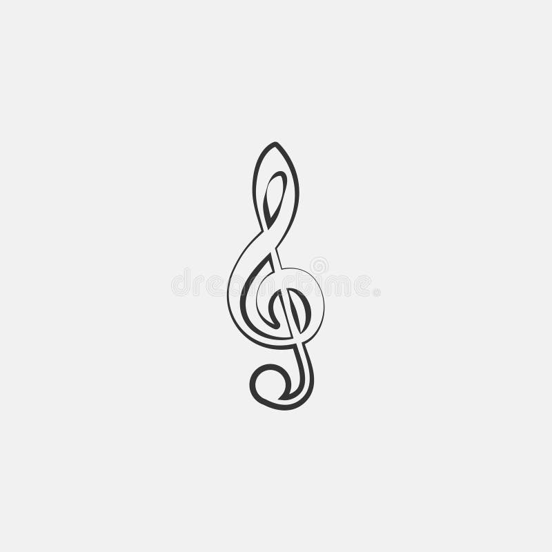 Melody Icon Illustration Symbol Eps 10 Grey Stock Illustration ...