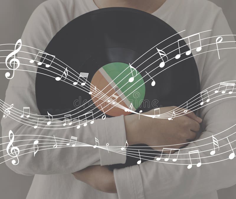 Melody Music Note Rhythm Graphic Concept Stock Image - Image of rhythm ...