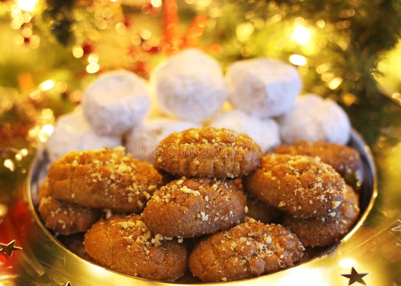 Doces Tradicionais Gregos Do Natal Imagem de Stock - Imagem de seasonal ...