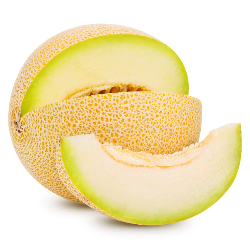 Melon zdjęcie stock. Obraz złożonej z tło, owoc, biały - 52286628
