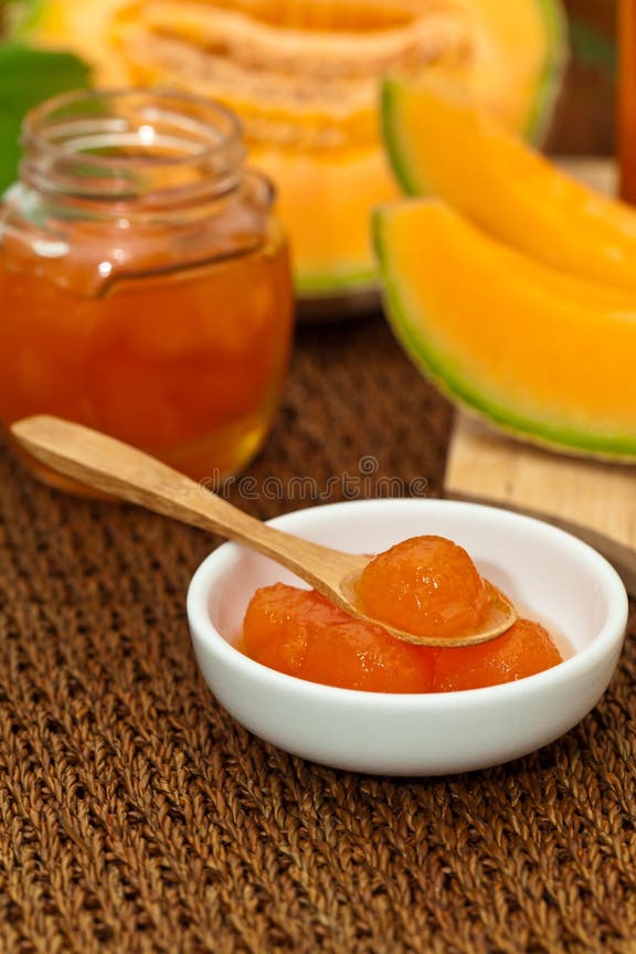 Melon Compote or Jam stock photo. Image of orange, style - 64673902
