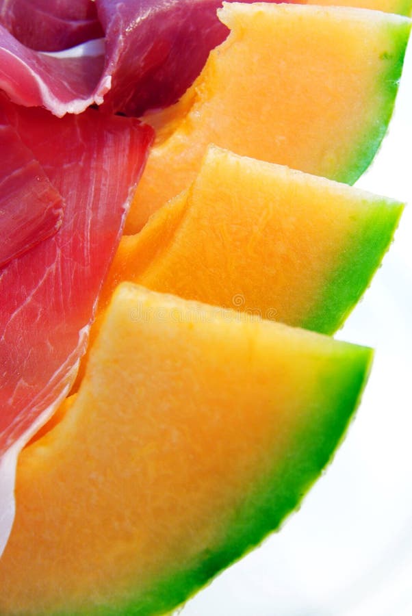 Melon and ham stock photo. Image of charcuterie, fresh - 10146958