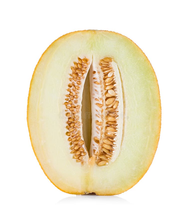 Cut Open Melon stock photo. Image of diet, cantaloupe - 21032786