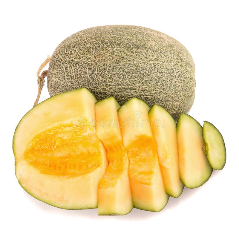 Melon isolated on white stock photo. Image of healthy - 90184234