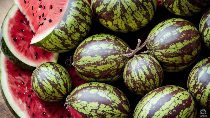 Melon Marvel a Surreal Exploration of Watermelon Rind.AI Generated ...