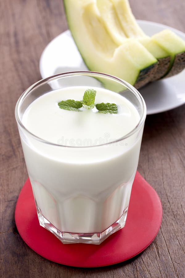 Melon Milk Drink stock image. Image of healthy, melon - 38611025