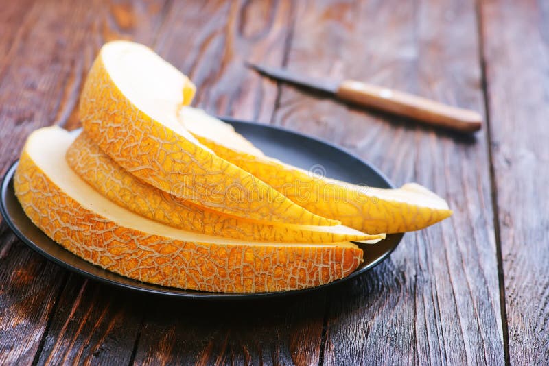 Melon stock photo. Image of ripe, natural, organic, board - 76731248
