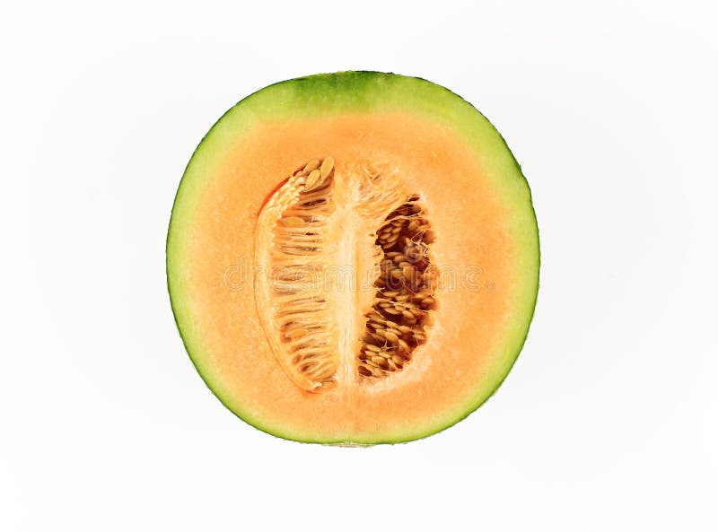 Melone O Cantalupo Giallo Fresco Fotografia Stock - Immagine di verde ...