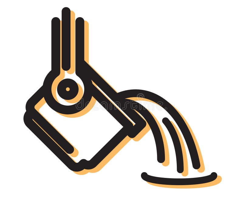 Melt Shop - Foundry Icon stock illustration. Illustration of ...