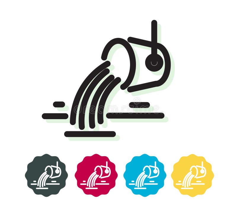 Melt Shop - Foundry Icon stock illustration. Illustration of ...